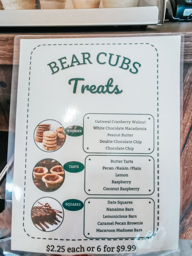 Bear Cub’s Diner Menu | Bear Tracks Inn and Restaurant